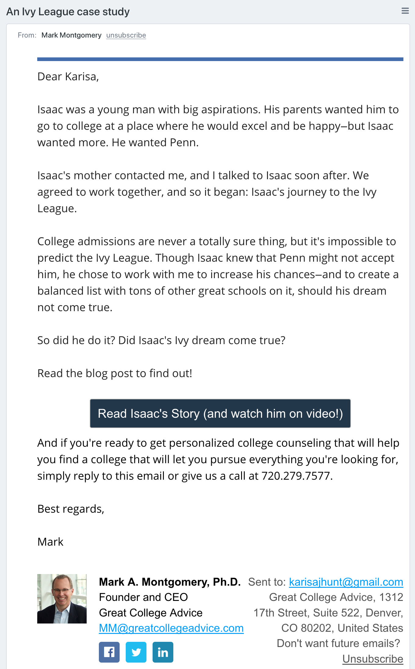 Email: Testimonial – Copy by Karisa